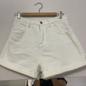Princess Polly | Shorts | Princess Polly Cuffed High Waisted Denim ...